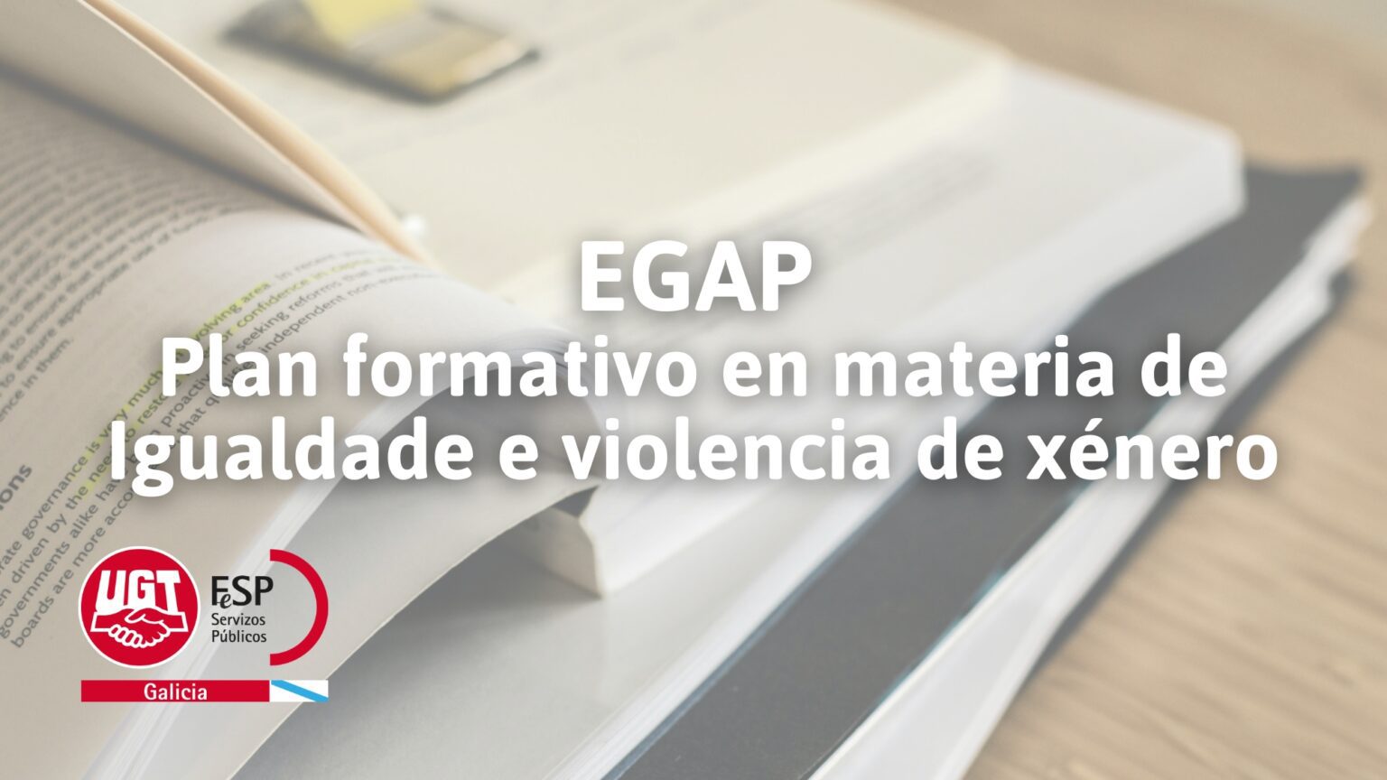 Egap Plan formativo en materia de igualdade e violencia de xénero para o ano 2021 - UGT Servizos ...